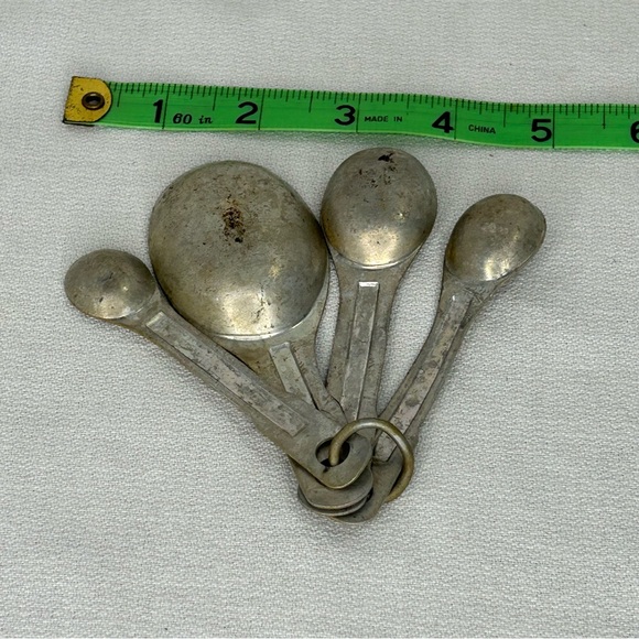Kitchen | Vintage Aluminum Measuring Spoons Great For Rustic Decor Or ...